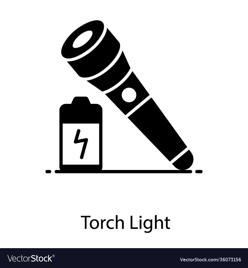Torchlight Royalty Free Vector Image - VectorStock