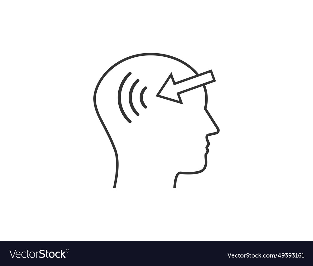 Perception view icon Royalty Free Vector Image