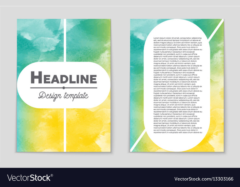 Abstract layout background set for art Royalty Free Vector