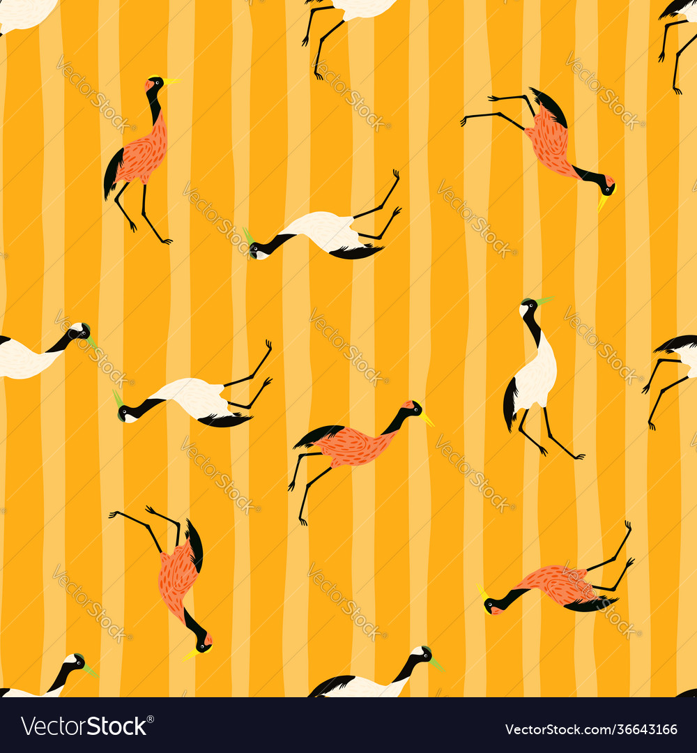 Abstract random seamless pattern with doodle Vector Image