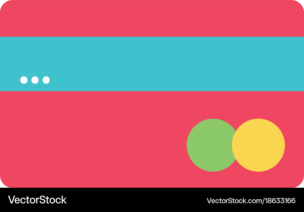 Finance electronic credit card business Royalty Free Vector