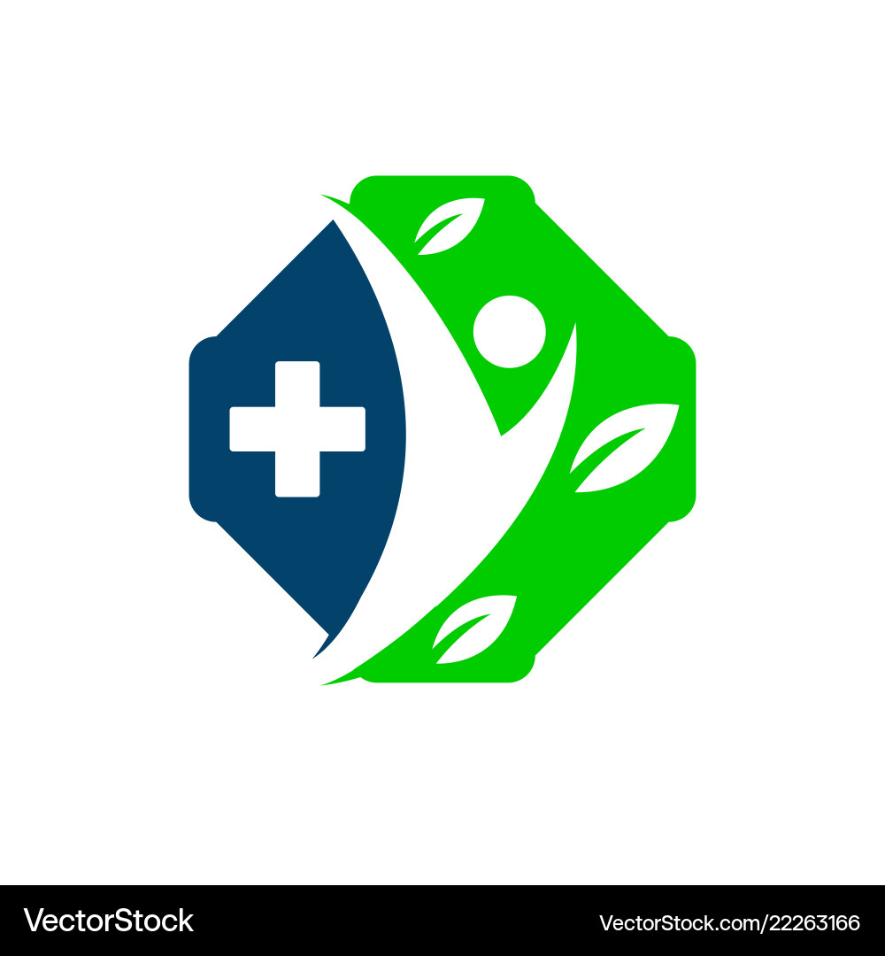 Medical logo concept design Royalty Free Vector Image