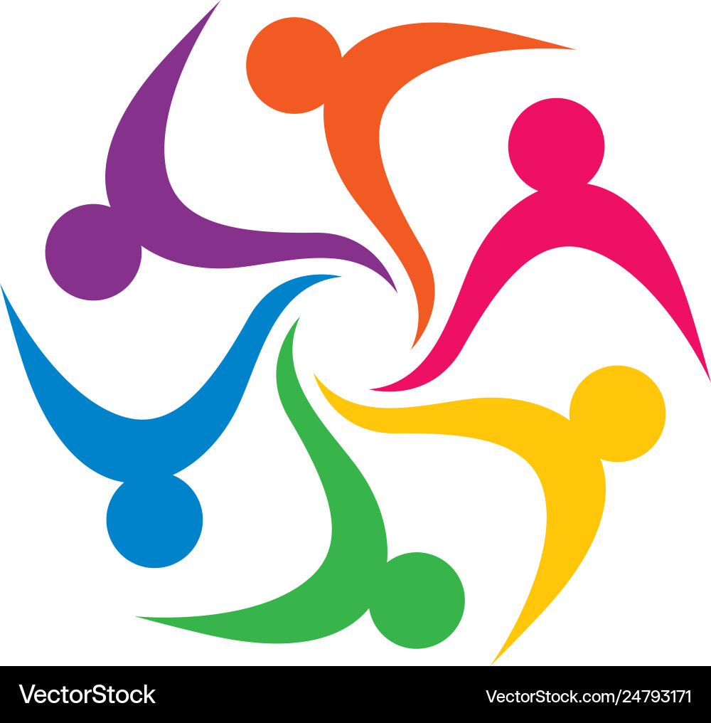 Community logo template Royalty Free Vector Image