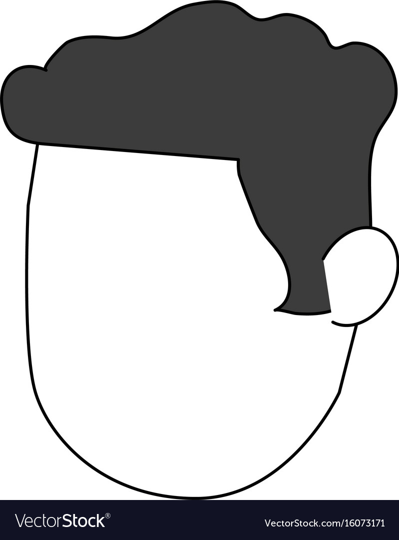 Man head Royalty Free Vector Image - VectorStock