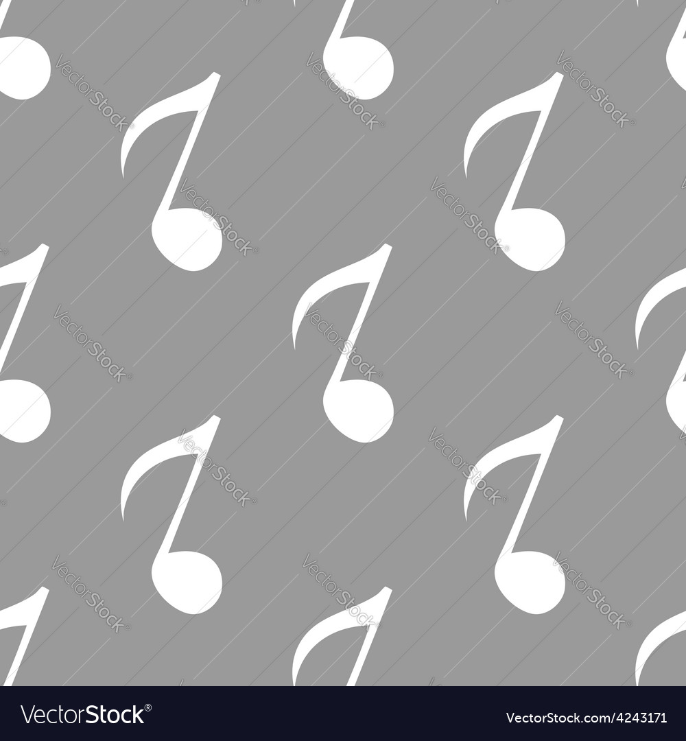 Note seamless pattern Royalty Free Vector Image