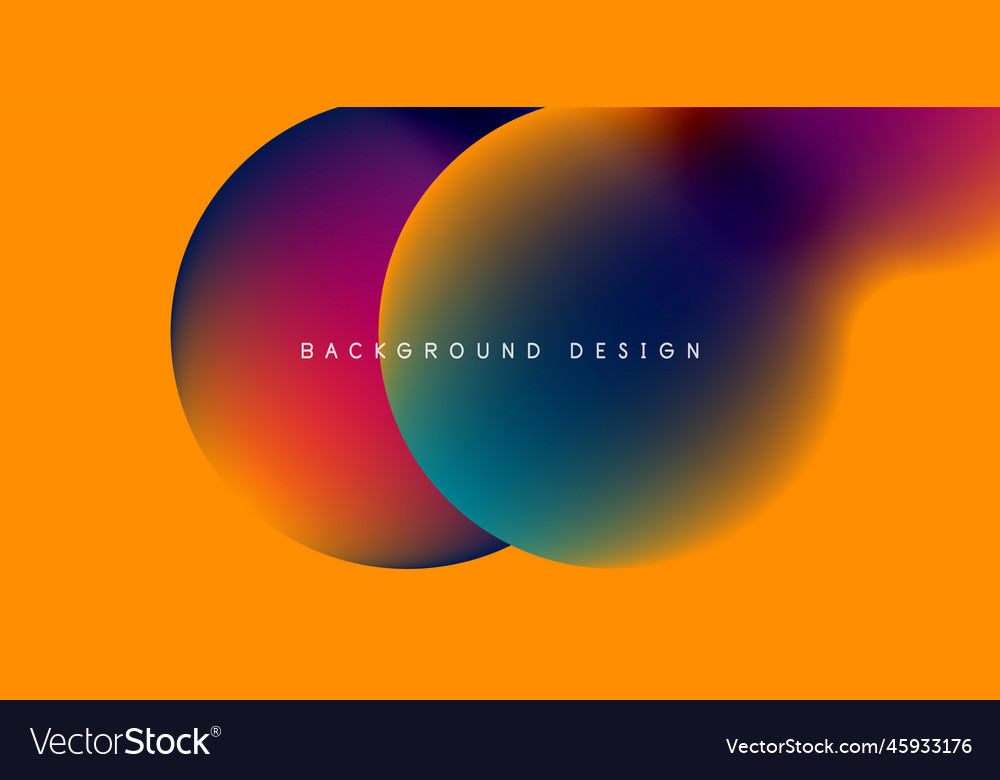 Colorful circle abstract background template Vector Image