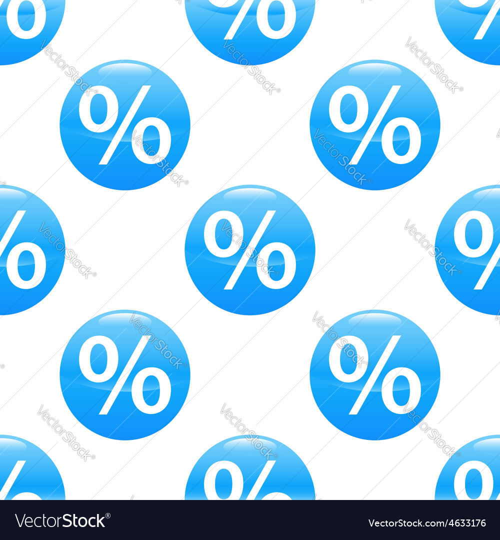 Percent sign pattern Royalty Free Vector Image