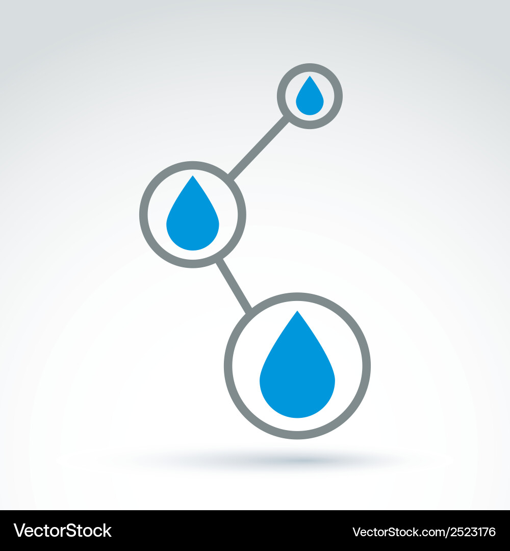 Water system icon conceptual special icon for your