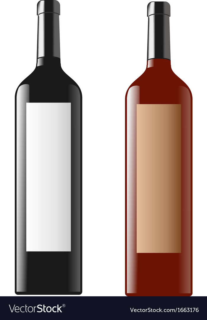 Wine bottle Royalty Free Vector Image - VectorStock