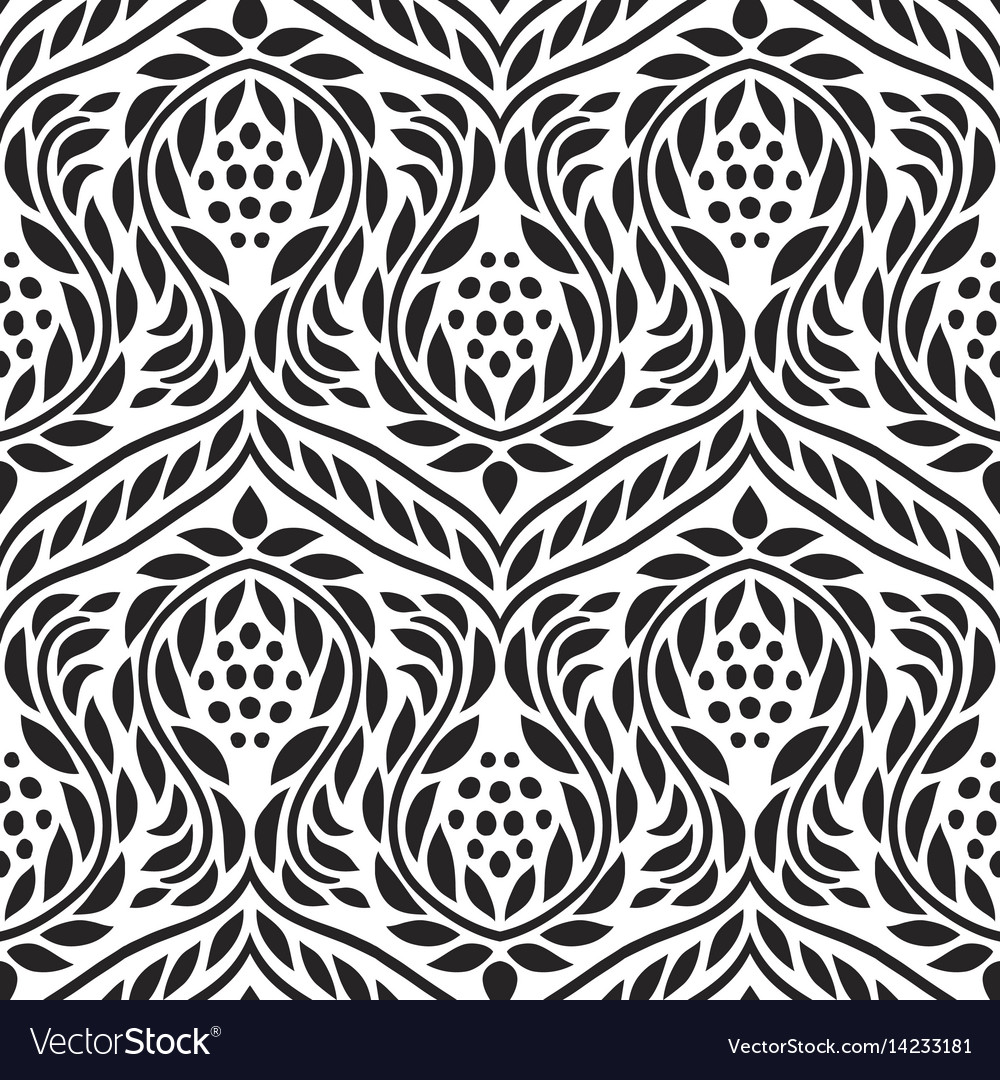 Baroque seamless pattern Royalty Free Vector Image