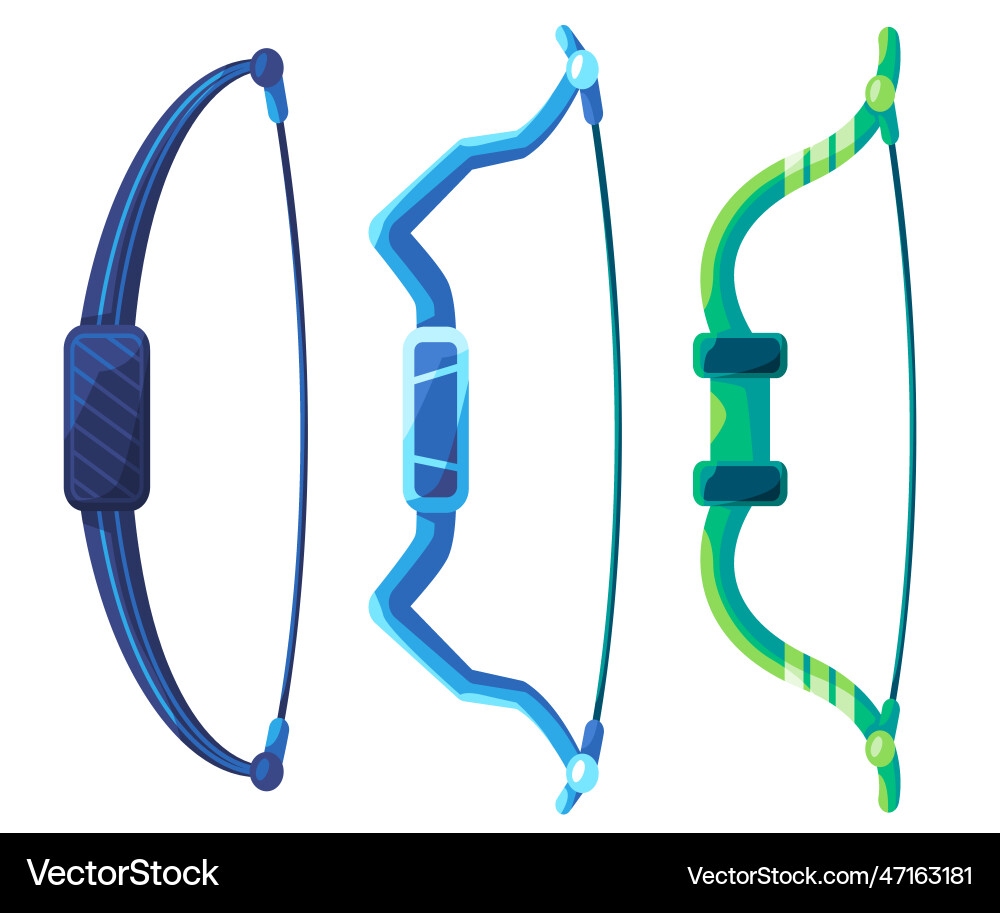 Bow archery hunting shoot weapon traditional kill Vector Image