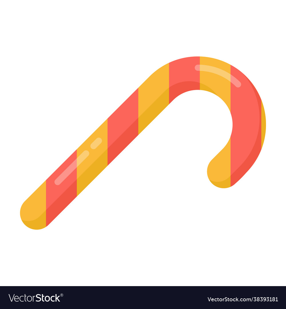Candy cane Royalty Free Vector Image - VectorStock