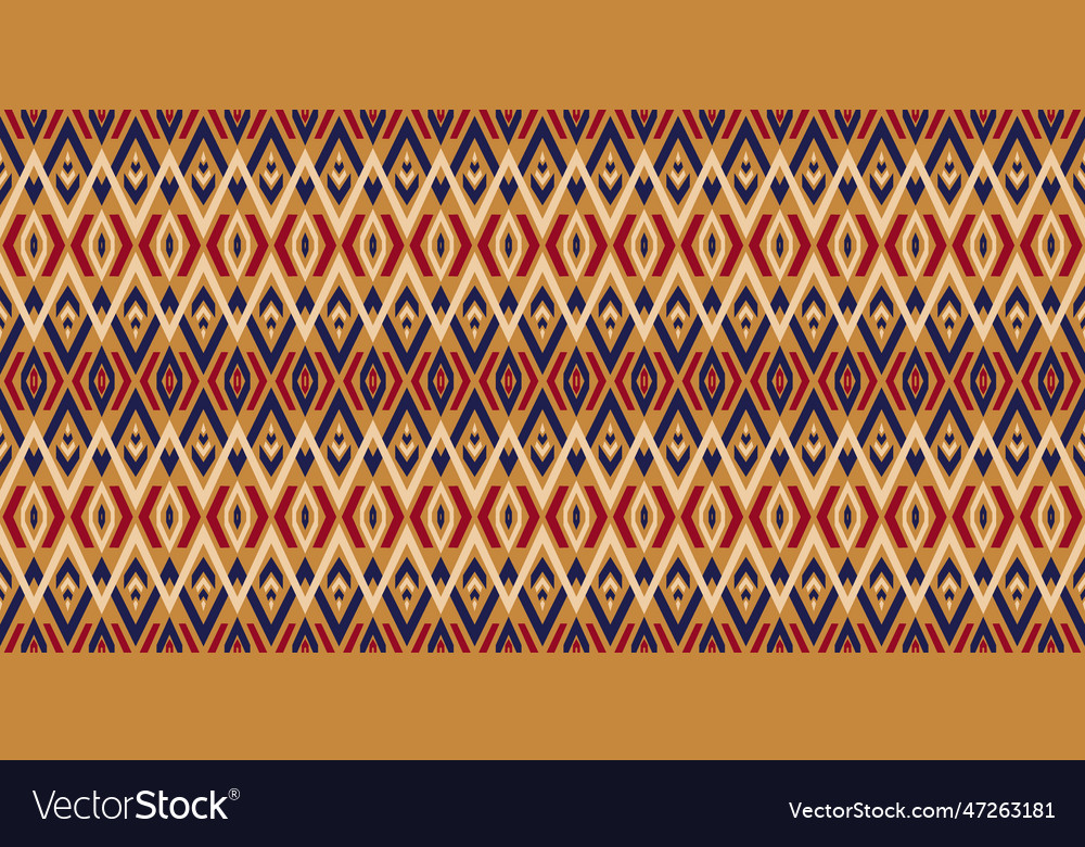 Ethnic Geometric Seamless Pattern Royalty Free Vector Image