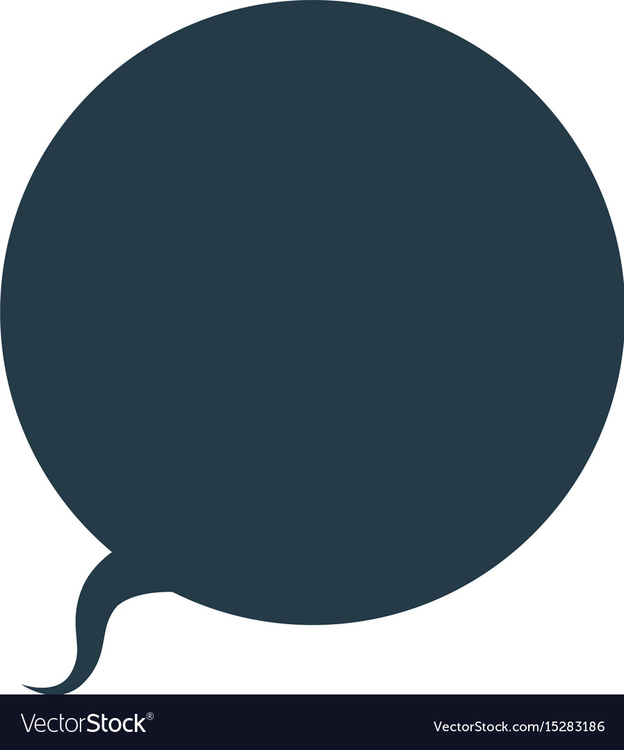 Bubble chat isolated Royalty Free Vector Image