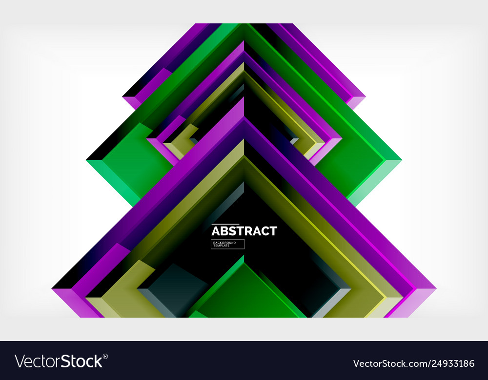 Square geometric background Royalty Free Vector Image