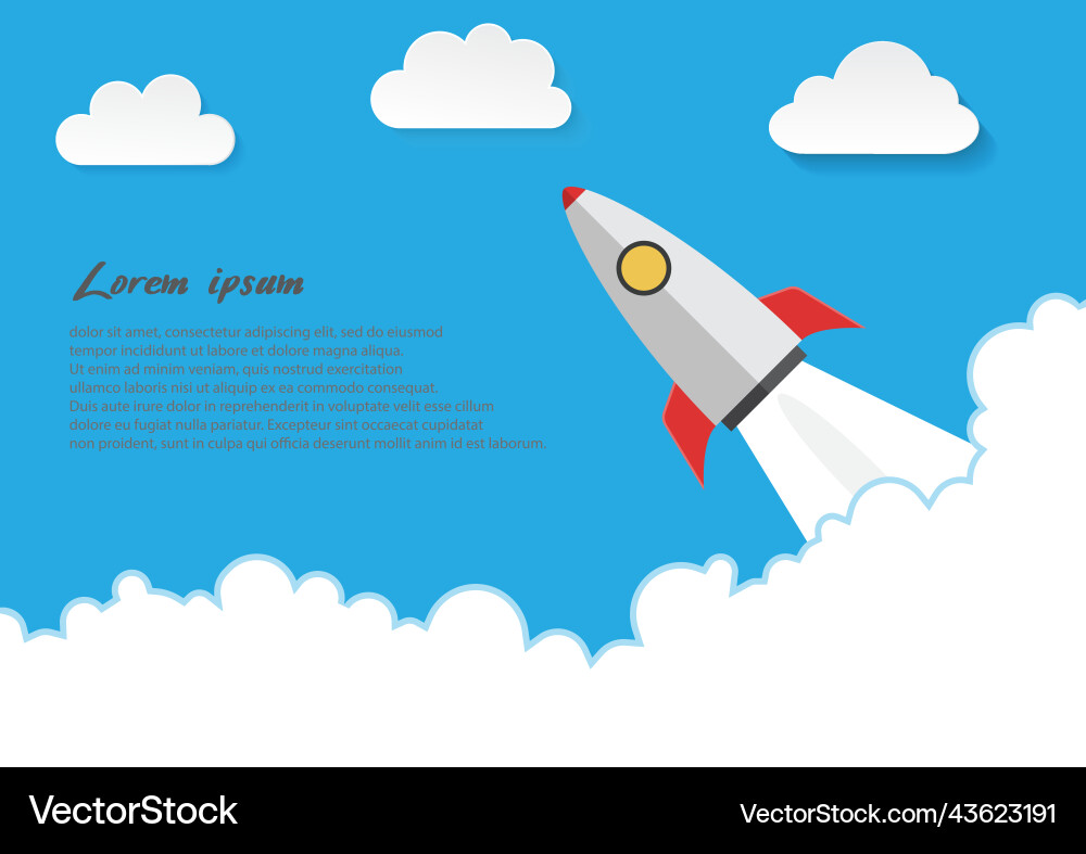 Business infographic start up style Royalty Free Vector