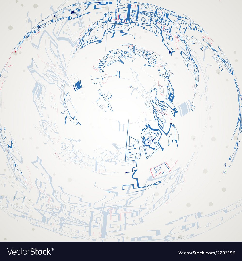 Futuristic technology Royalty Free Vector Image