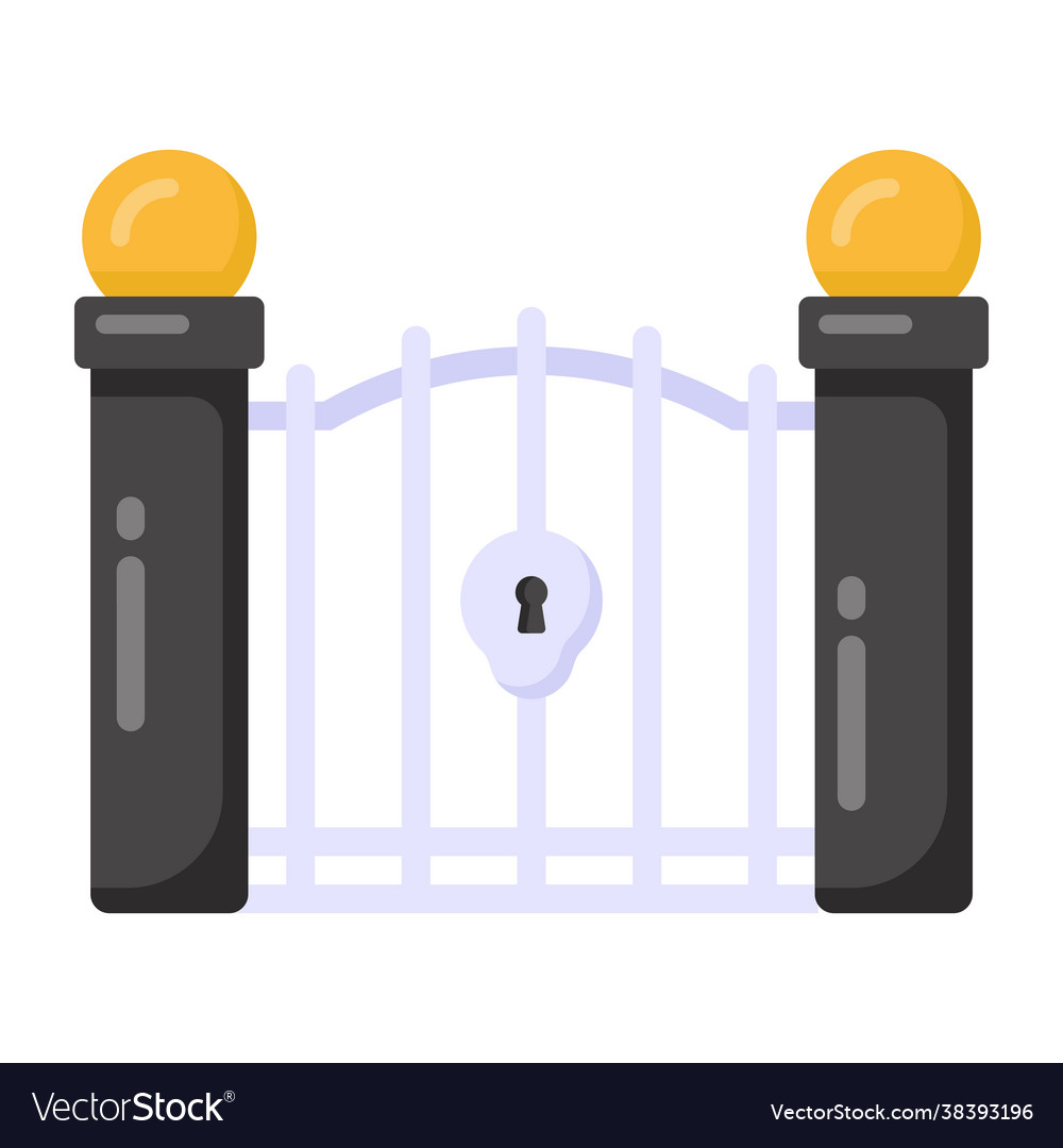 Gate Royalty Free Vector Image - VectorStock