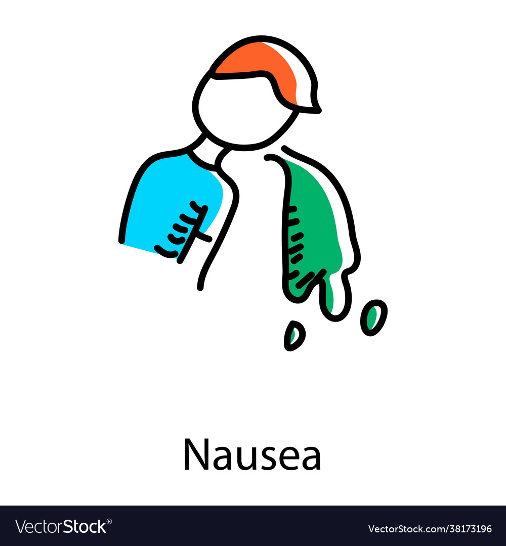 Nausea Royalty Free Vector Image - VectorStock