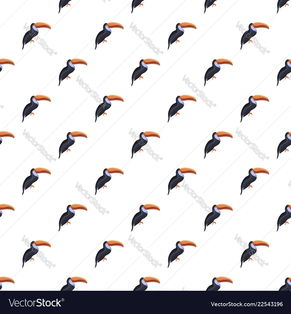 Toucan pattern seamless Royalty Free Vector Image