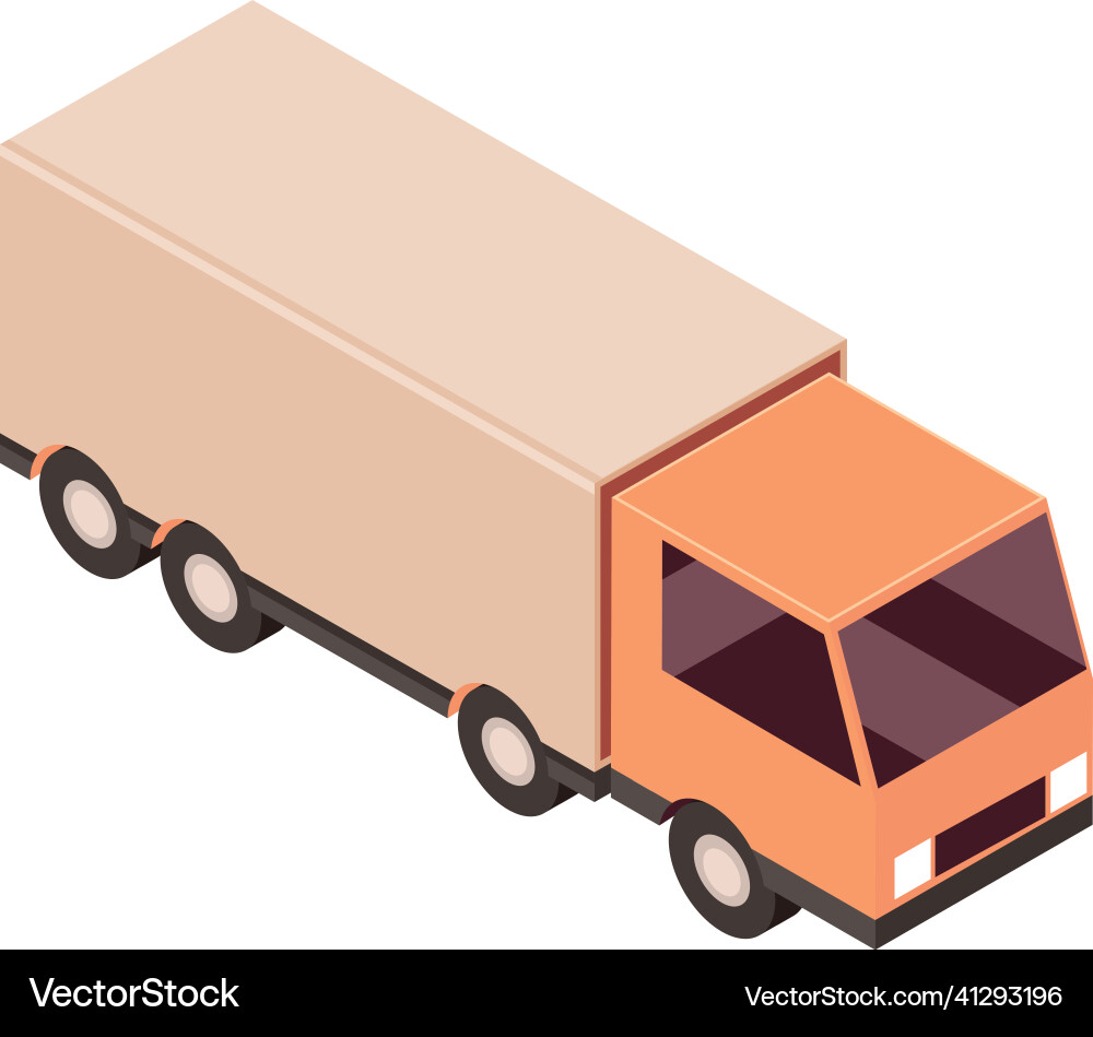Truck transport icon Royalty Free Vector Image