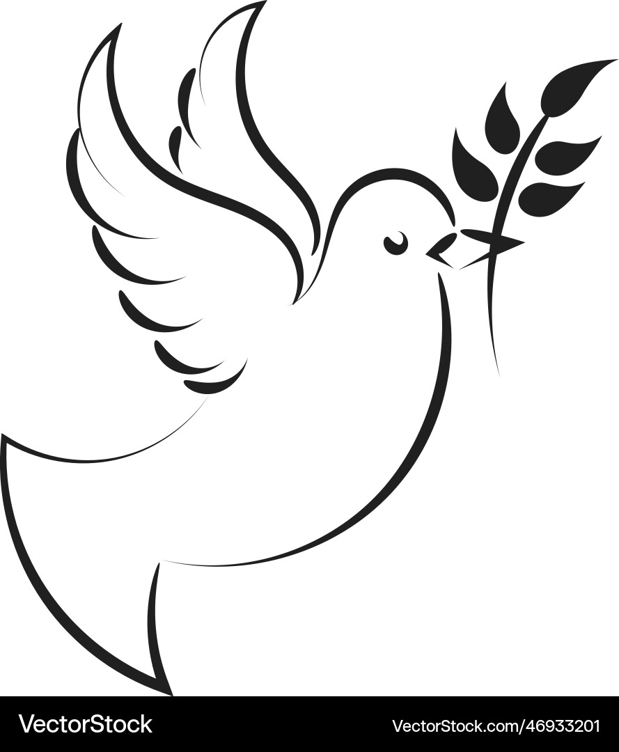 Come holy spirit quench our thirst Royalty Free Vector Image