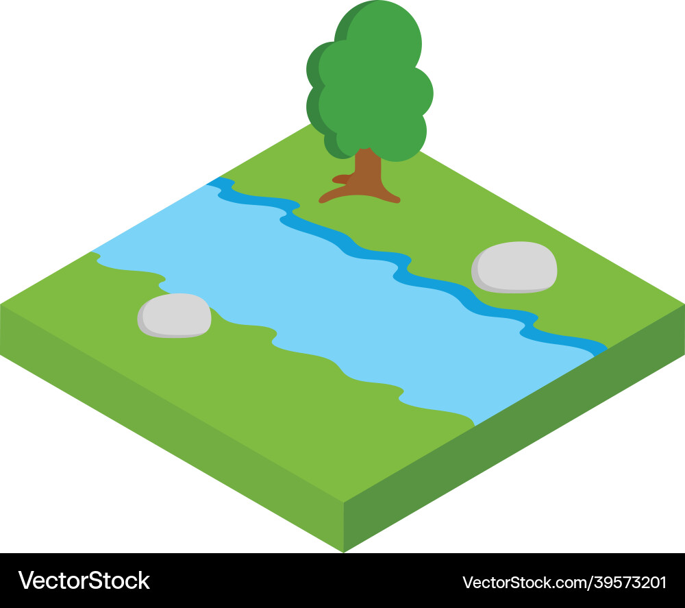Lake Royalty Free Vector Image - VectorStock