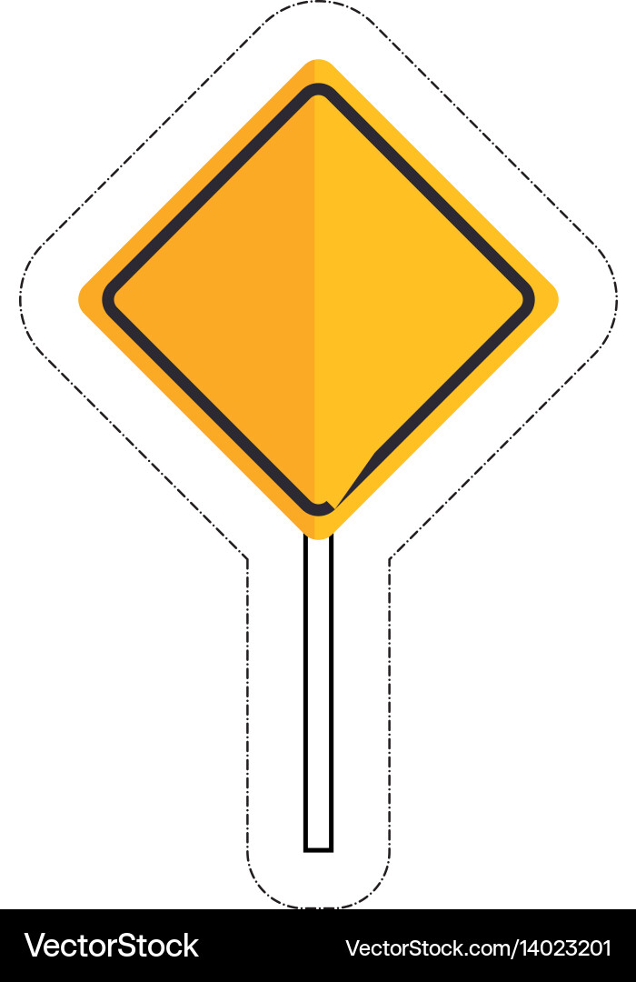 Road sign icon Royalty Free Vector Image - VectorStock