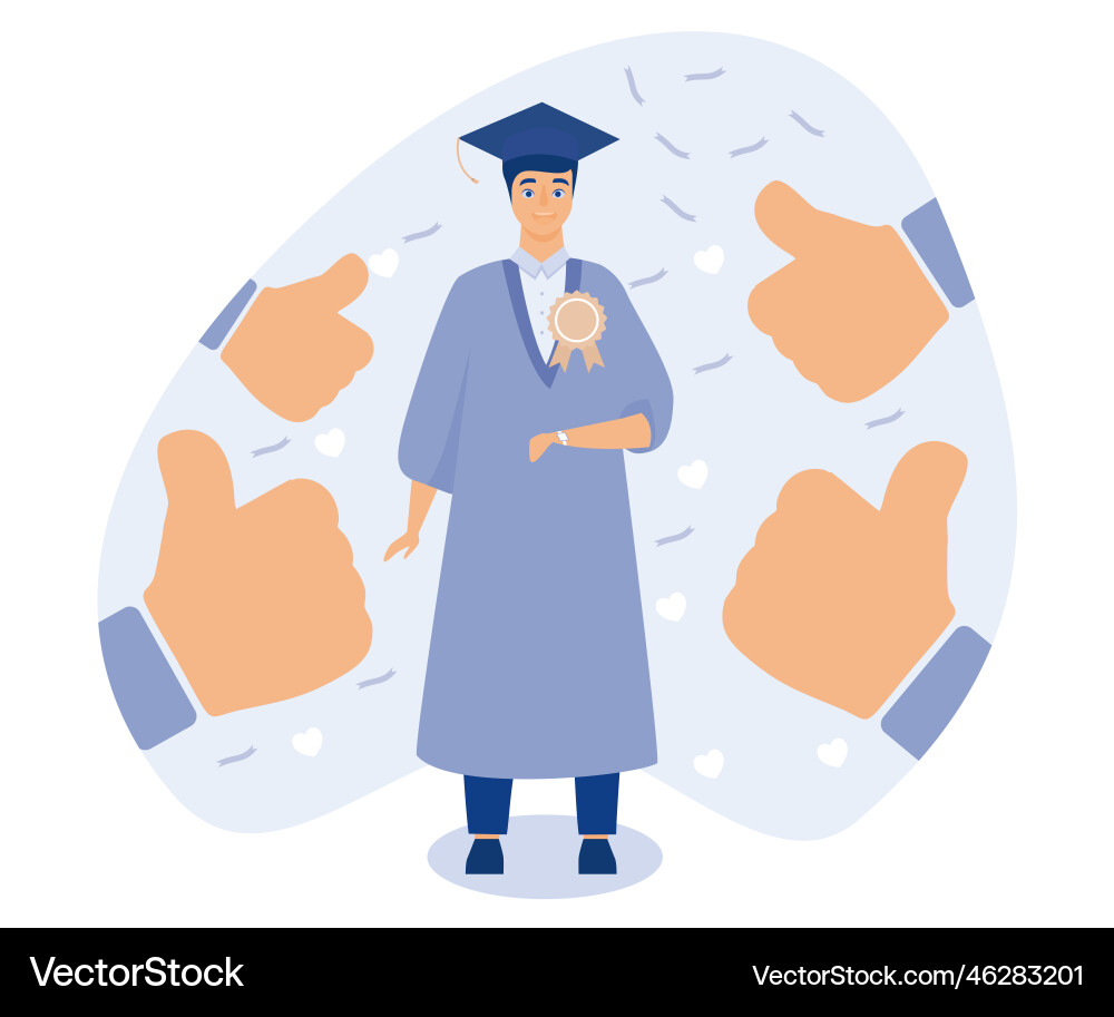 Social abilities concept honour and high moral Vector Image