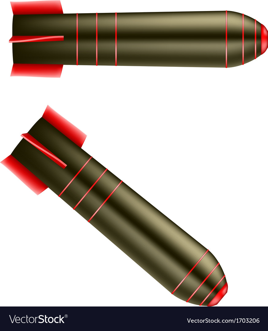 Atomic bomb Royalty Free Vector Image - VectorStock