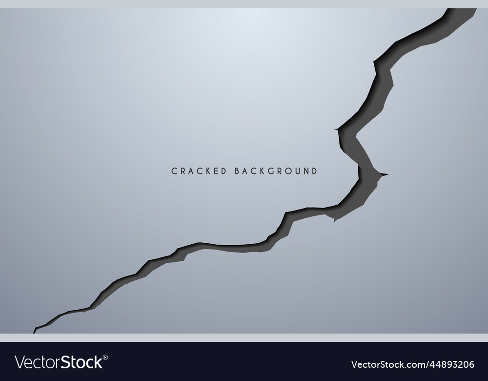 Cracked surface background Royalty Free Vector Image