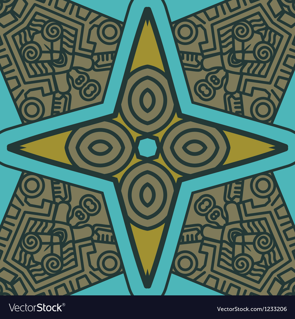 Square decorative design element Royalty Free Vector Image