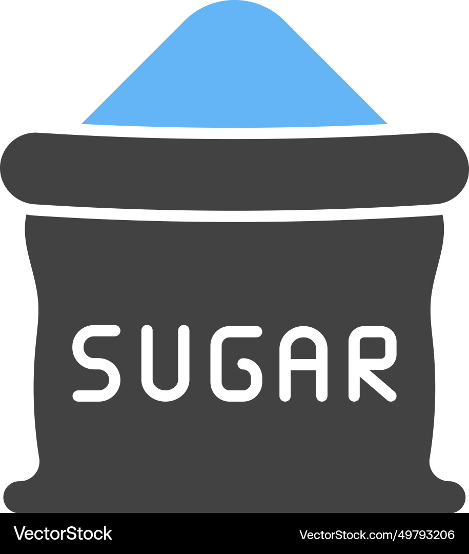 Sugar bag icon image Royalty Free Vector Image