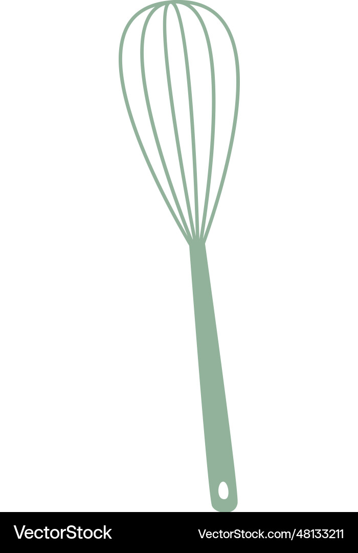 Hand mixer cooking utensil Royalty Free Vector Image
