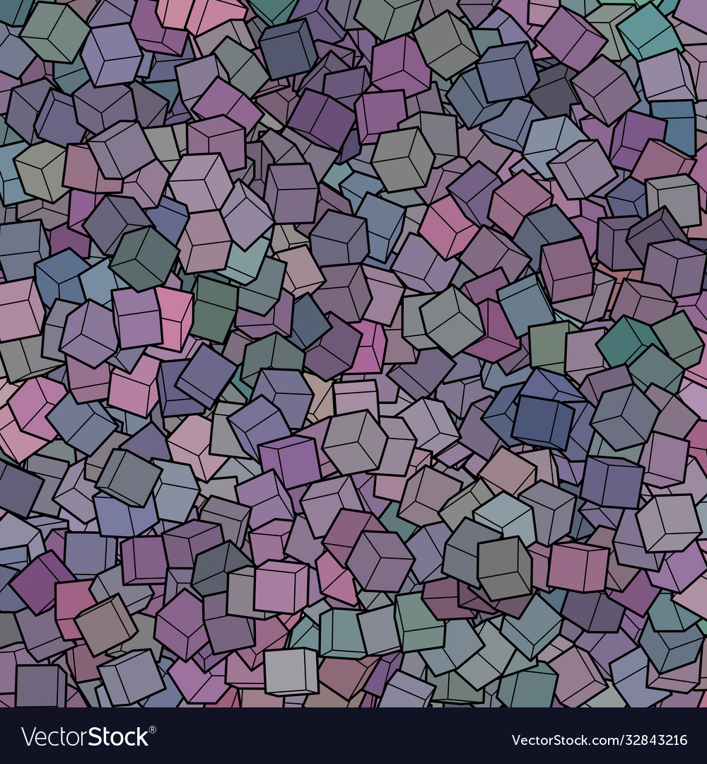 Colored cubes layout for presentation Royalty Free Vector