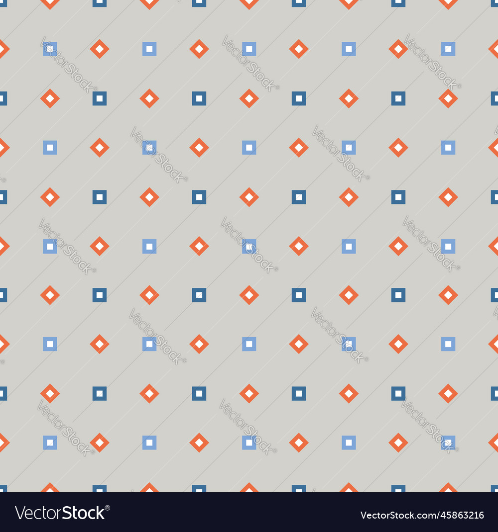 Geometric Seamless Pattern Mosaic Asian Royalty Free Vector
