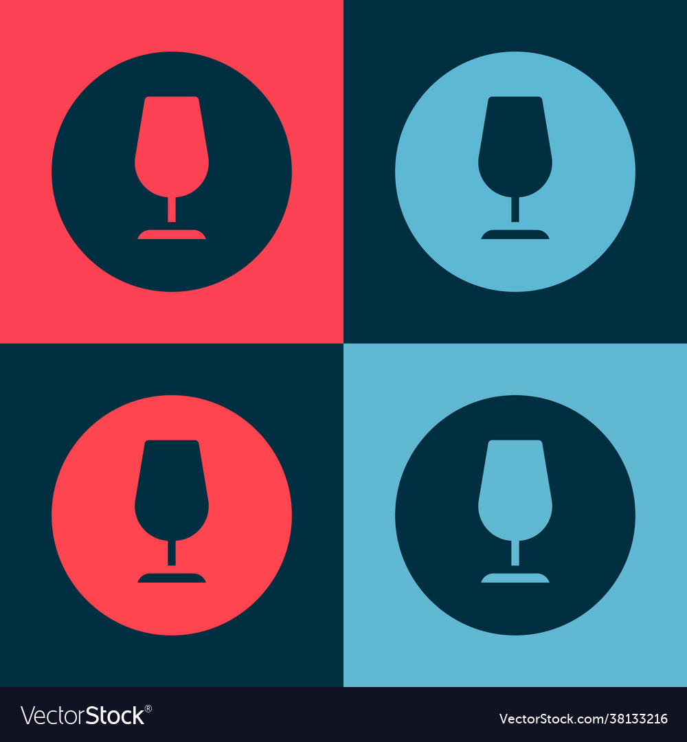 Pop art fragile broken glass symbol for delivery Vector Image