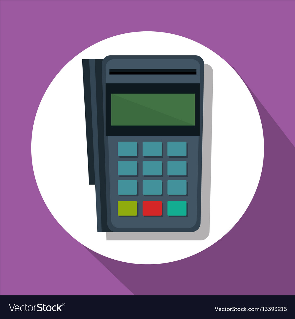 Voucher machine electronic commerce Royalty Free Vector