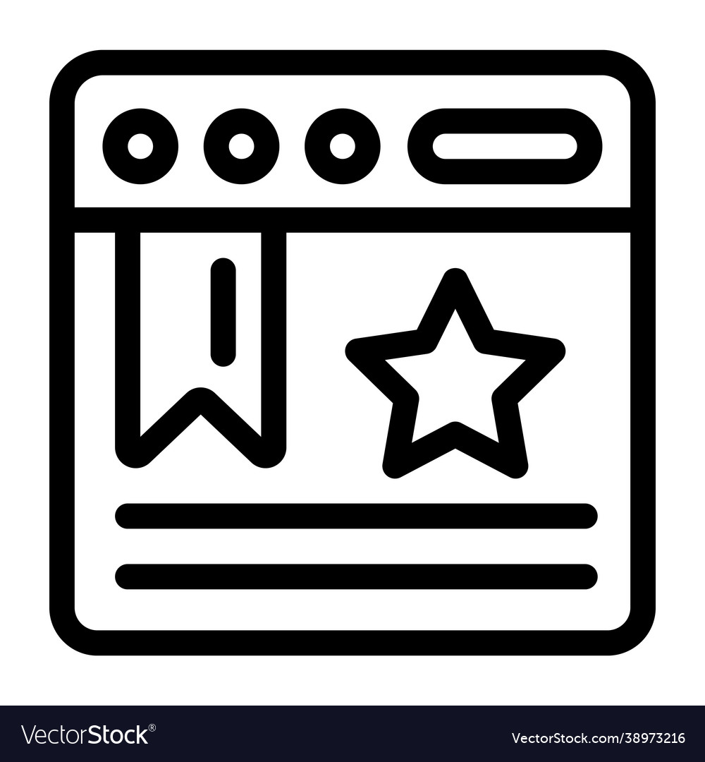 Website rating Royalty Free Vector Image - VectorStock