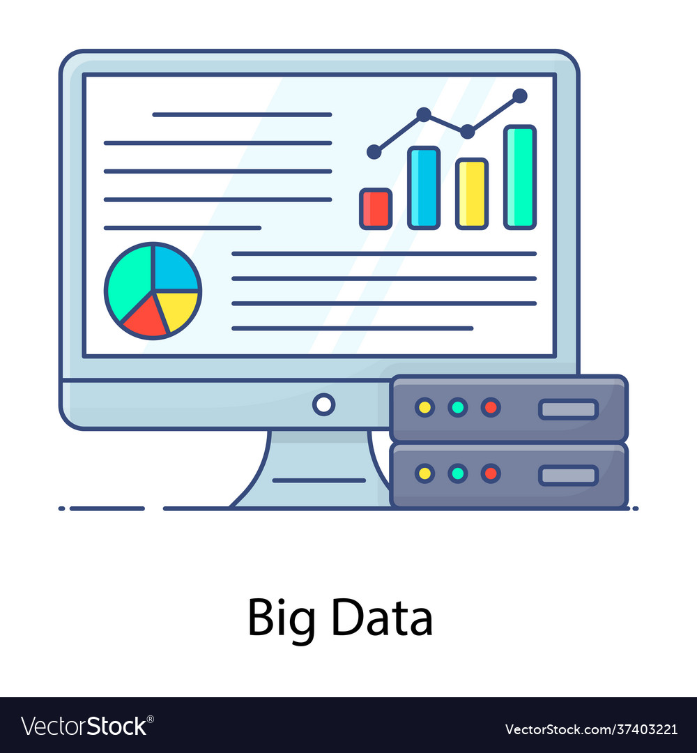 Big data Royalty Free Vector Image - VectorStock