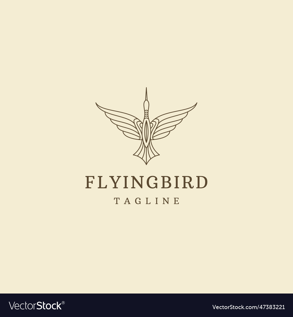 Bird logo Royalty Free Vector Image - VectorStock