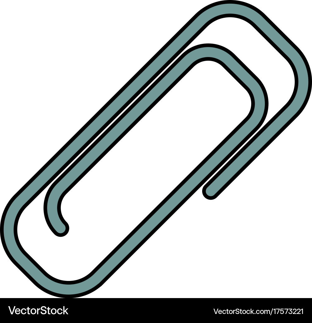 Clip icon image Royalty Free Vector Image - VectorStock