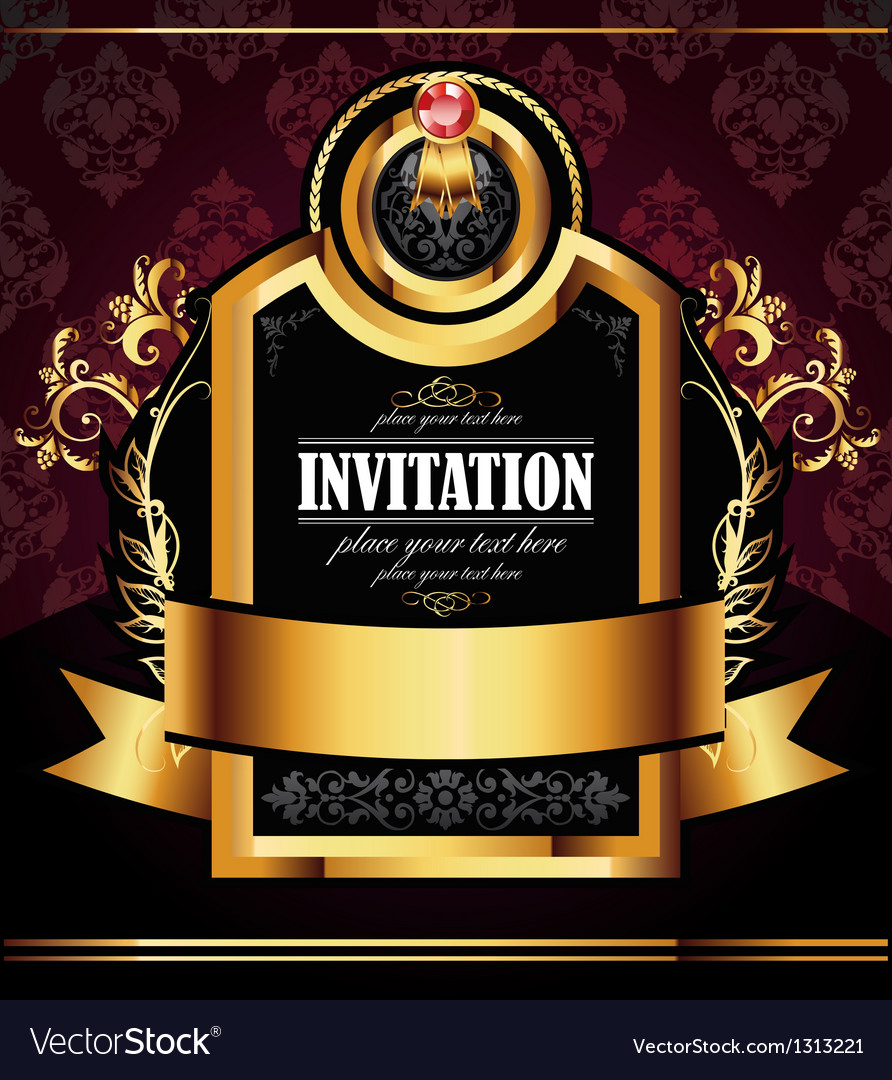 Decorative ornamental background Royalty Free Vector Image