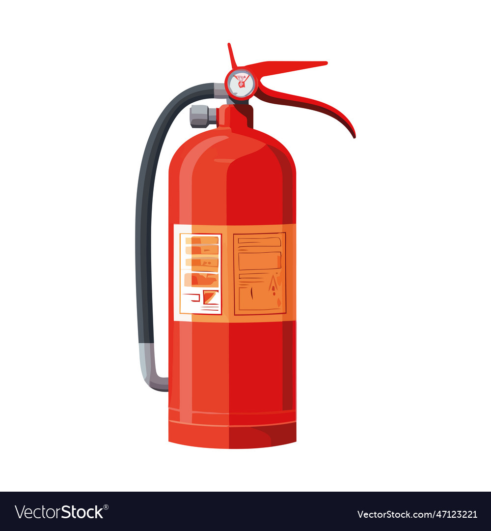 Fire extinguisher design Royalty Free Vector Image