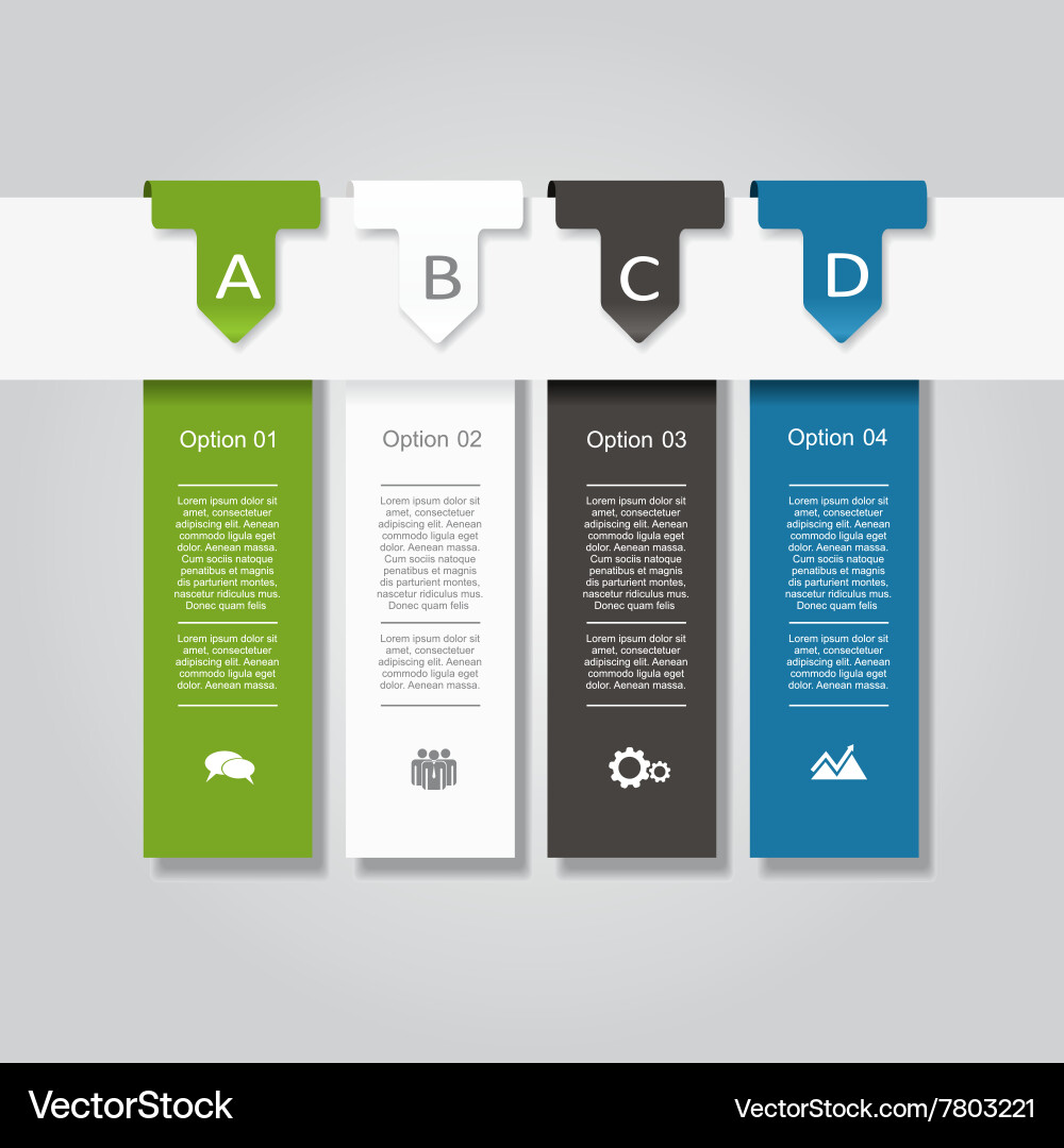 Infographic report template Royalty Free Vector Image