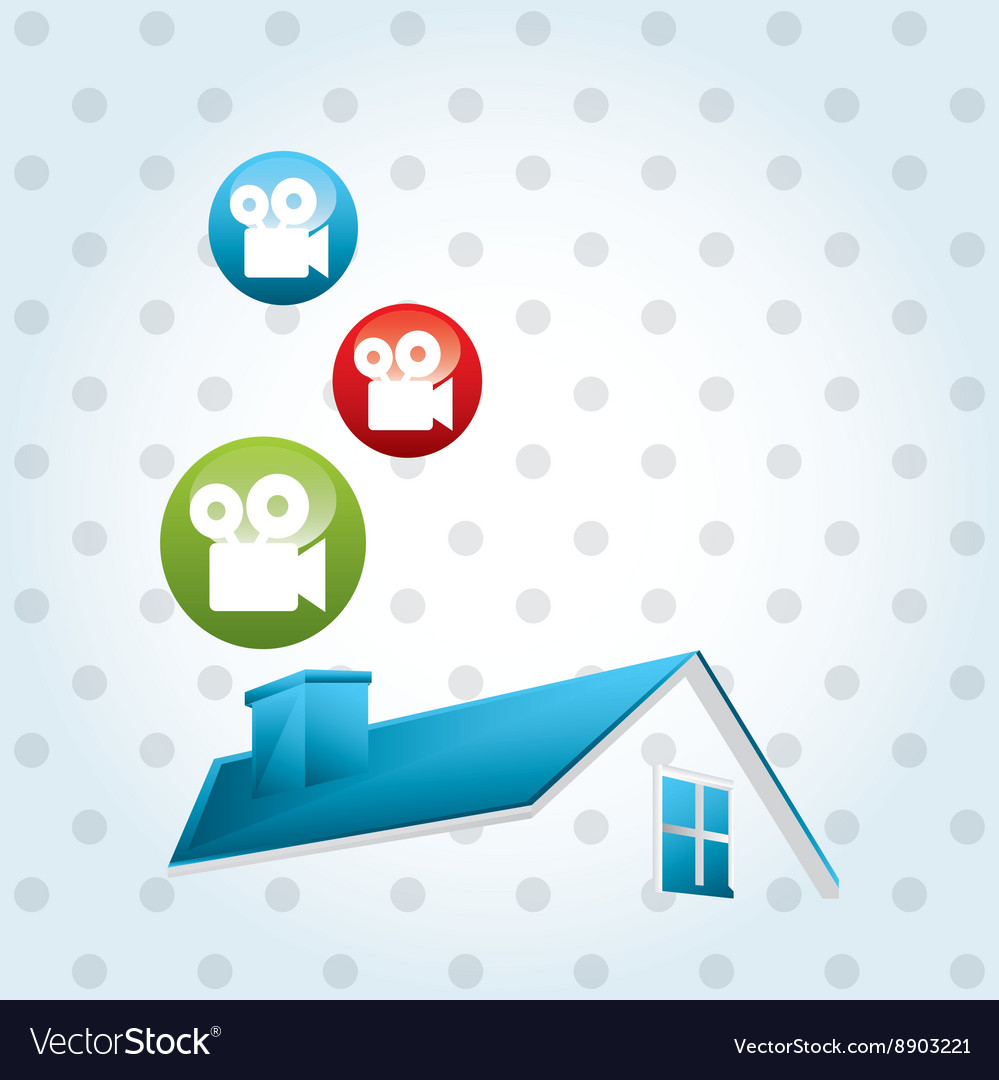 Smart house design Royalty Free Vector Image - VectorStock