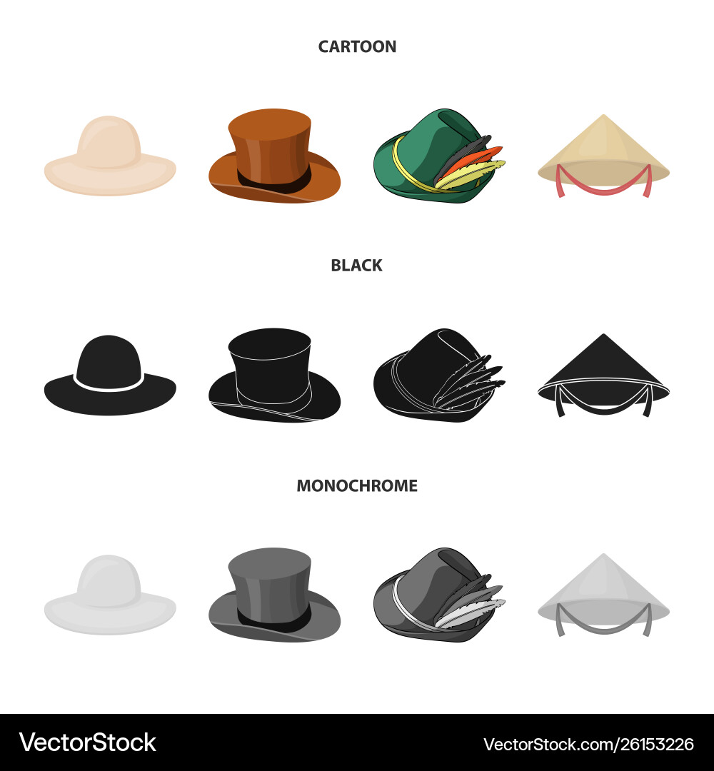 Hat and cap symbol Royalty Free Vector Image - VectorStock