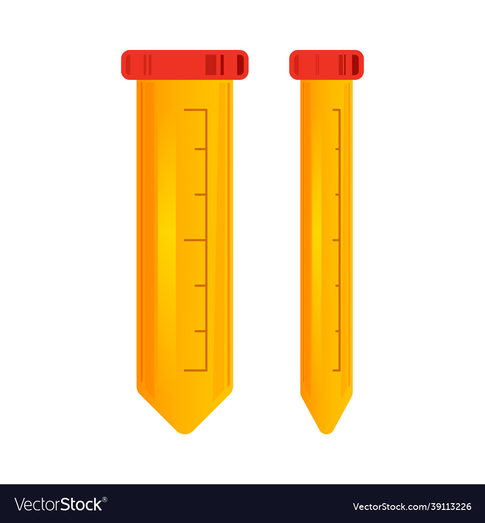 Measuring test tubes composition Royalty Free Vector Image