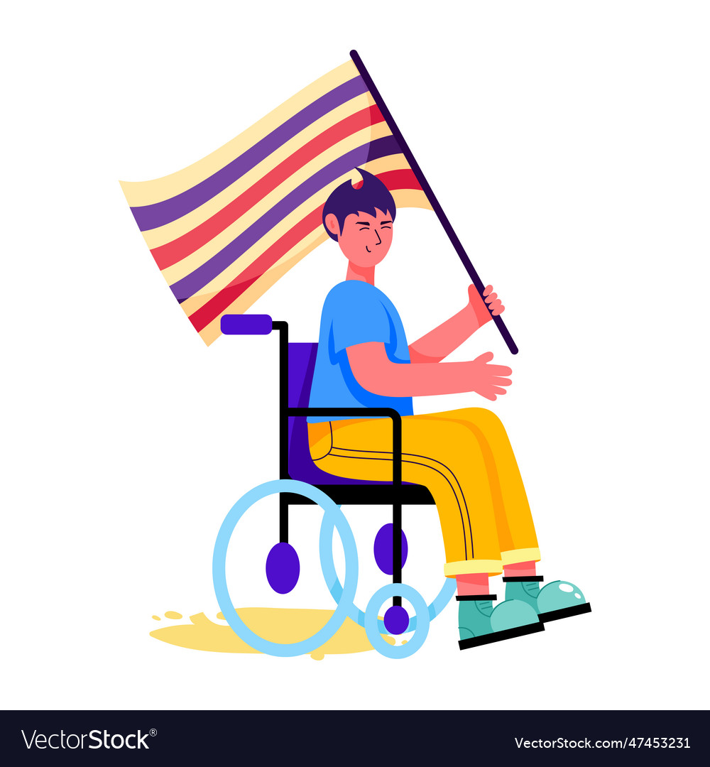 Disability pride Royalty Free Vector Image - VectorStock