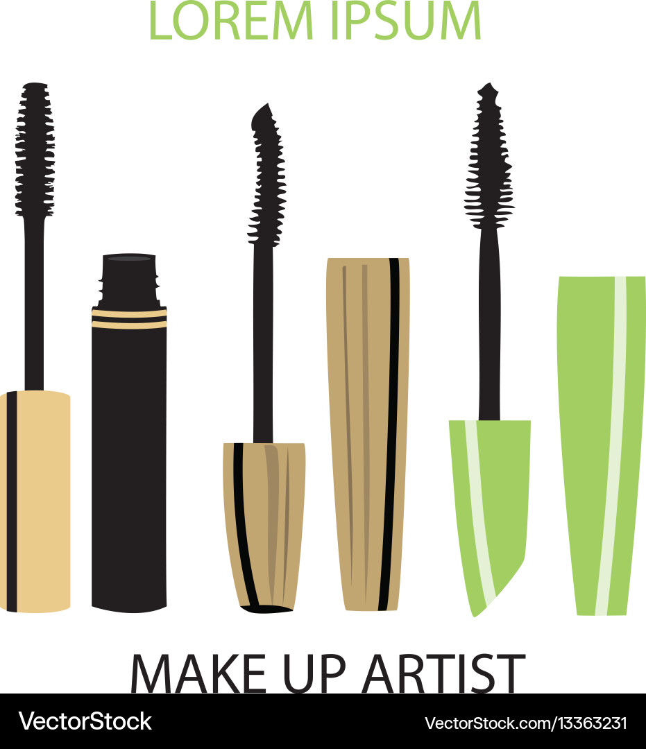 Mascara Royalty Free Vector Image - VectorStock